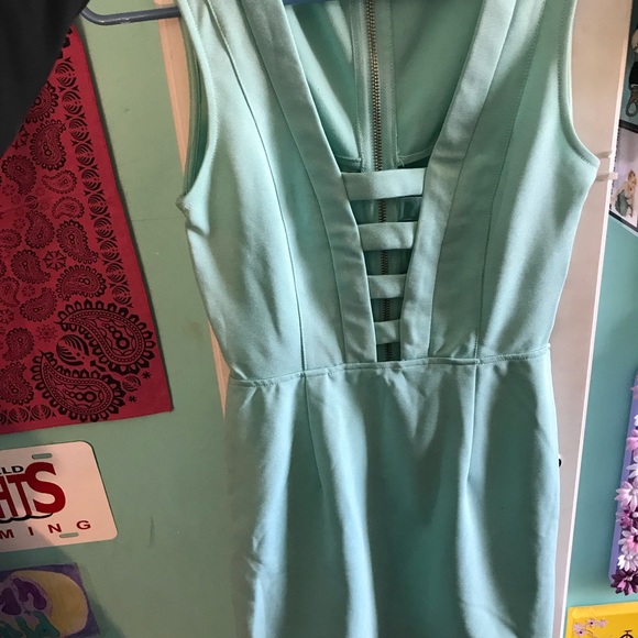 Tobi | Dresses | Tobi Sea Foam Caged Bodycon Dress | Poshmark